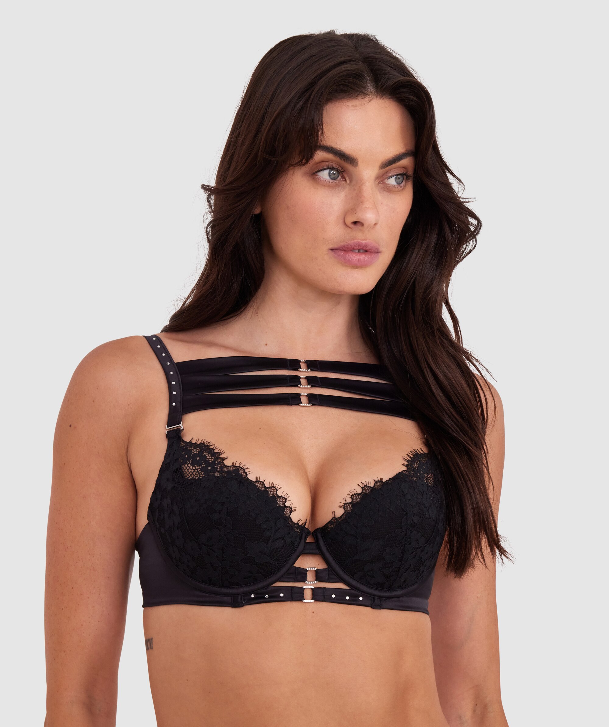 Bras N Things Vamp Moonlight in Monaco V String - Black | 01494501
