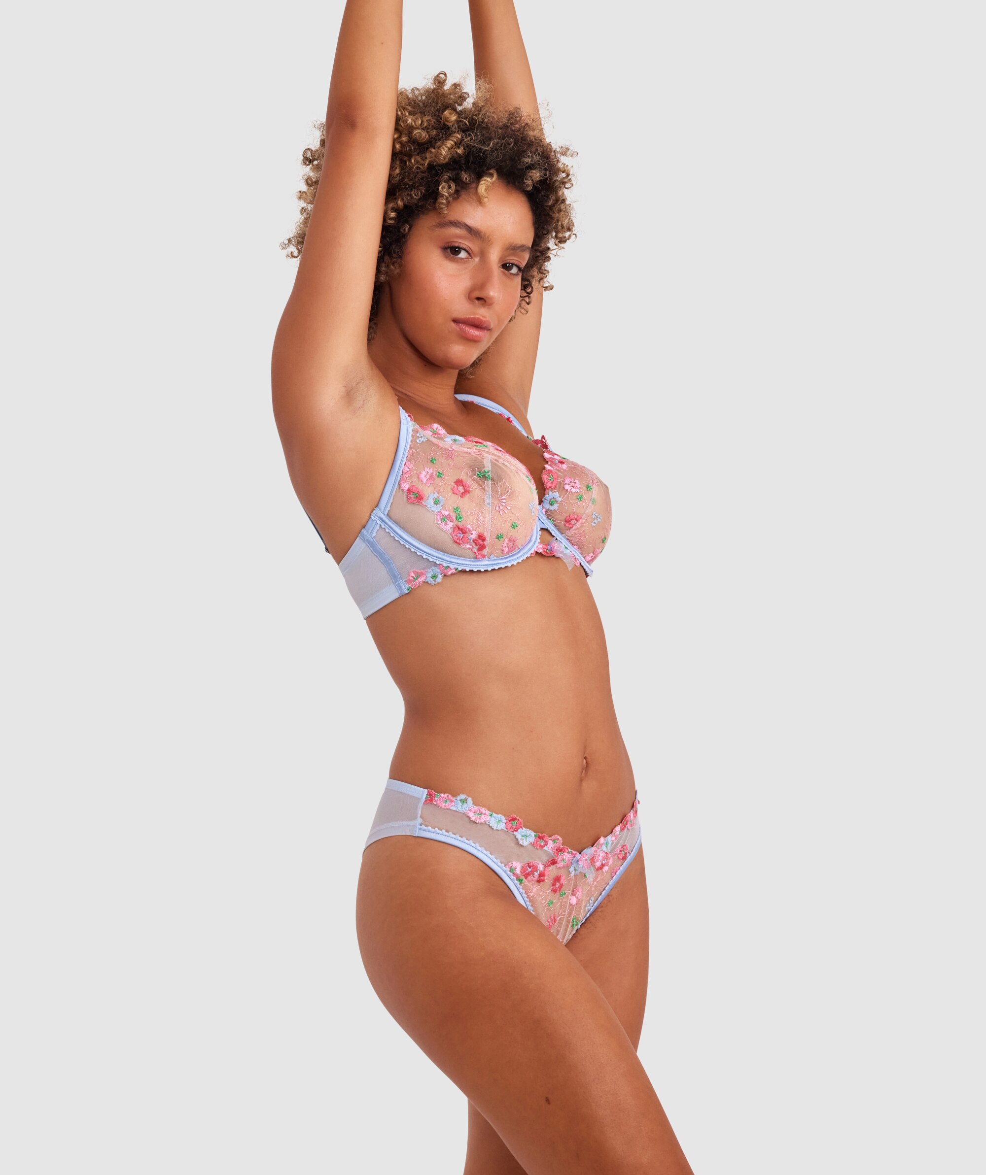 Bras N Things Enchanted Besos Bralette - Light Blue | 01495901