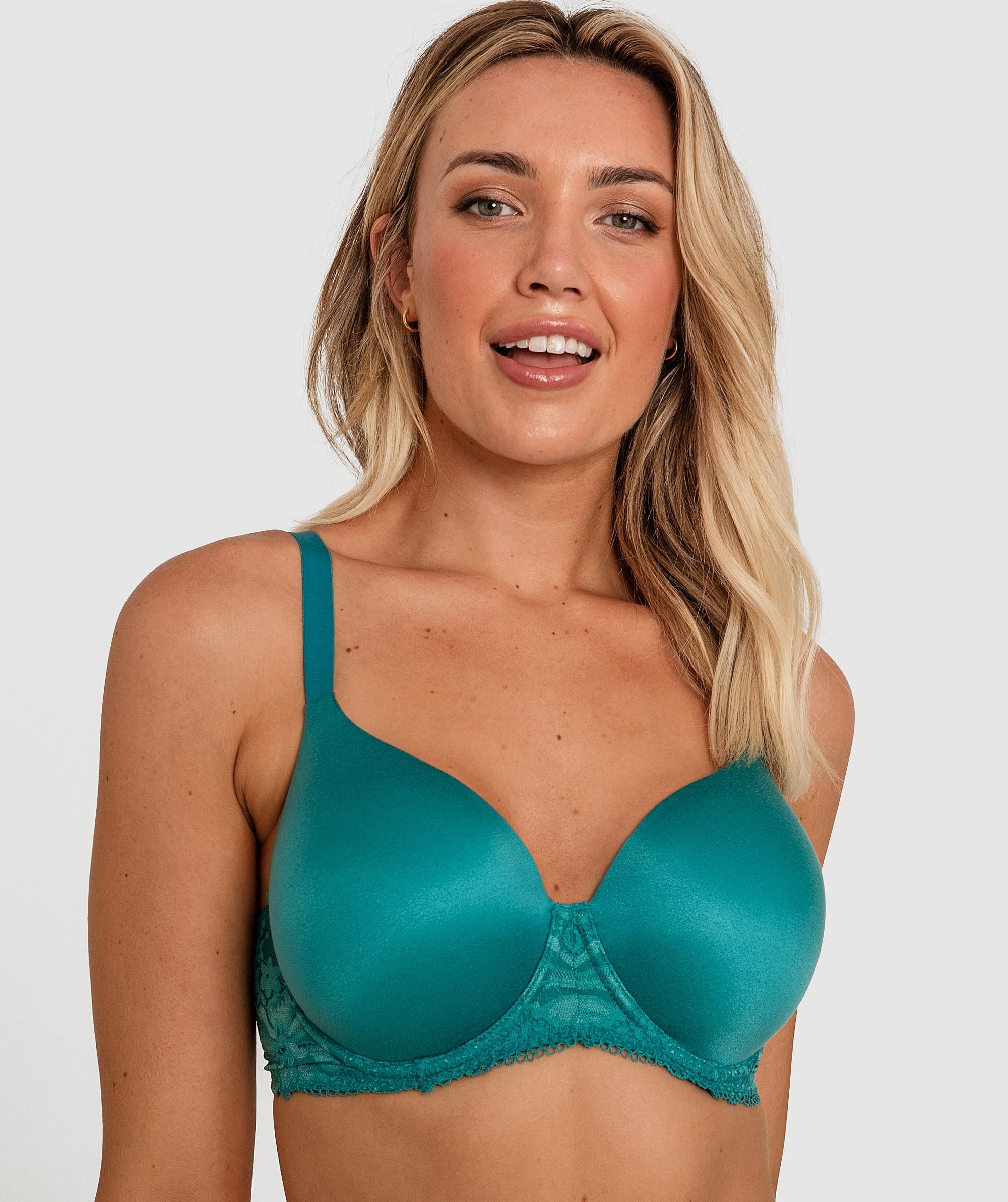 Body Bliss Full Cup Bra - Teal