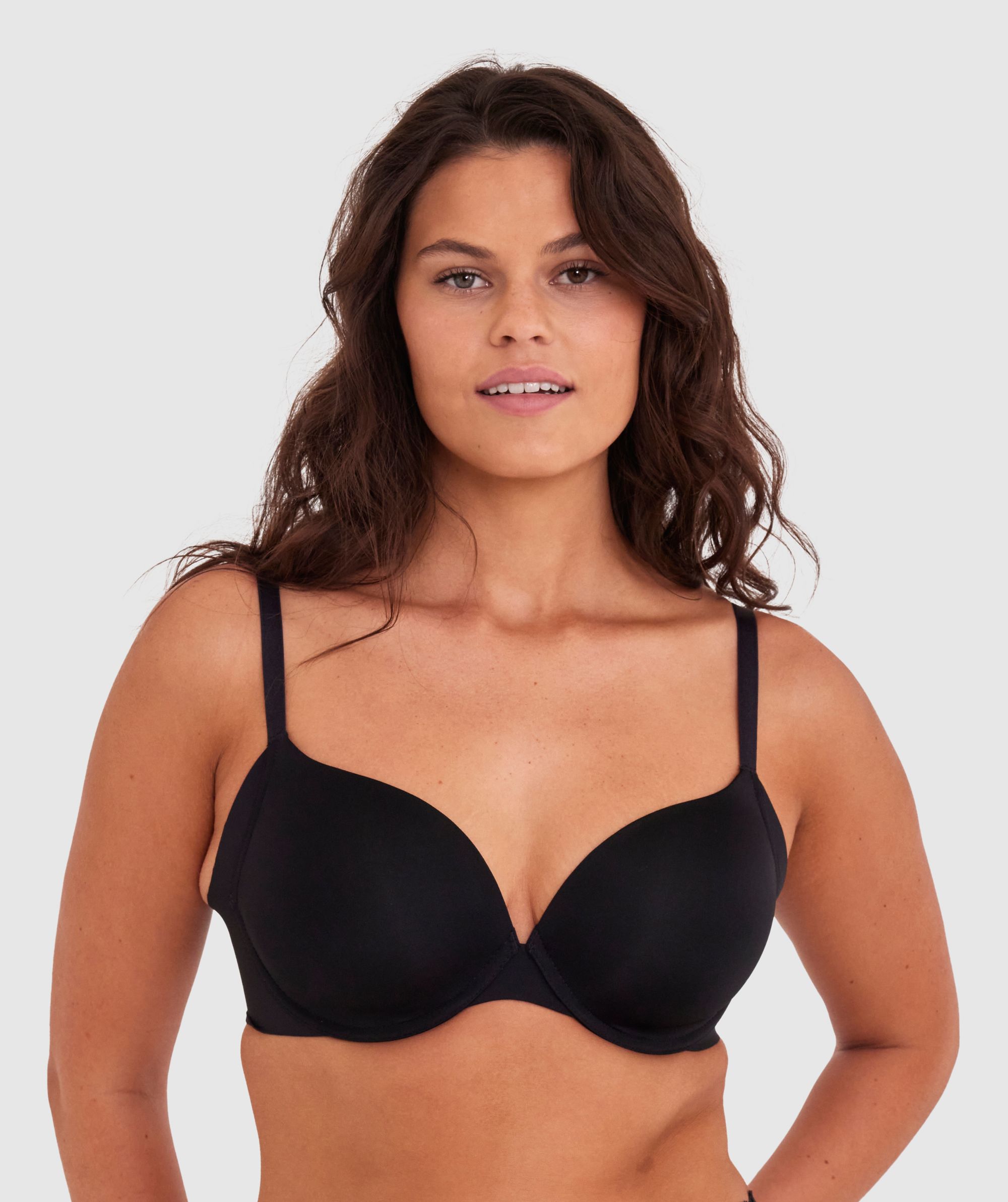 Bras N Things Inner Essence Full Cup Plunge Bra - Black | 01325402