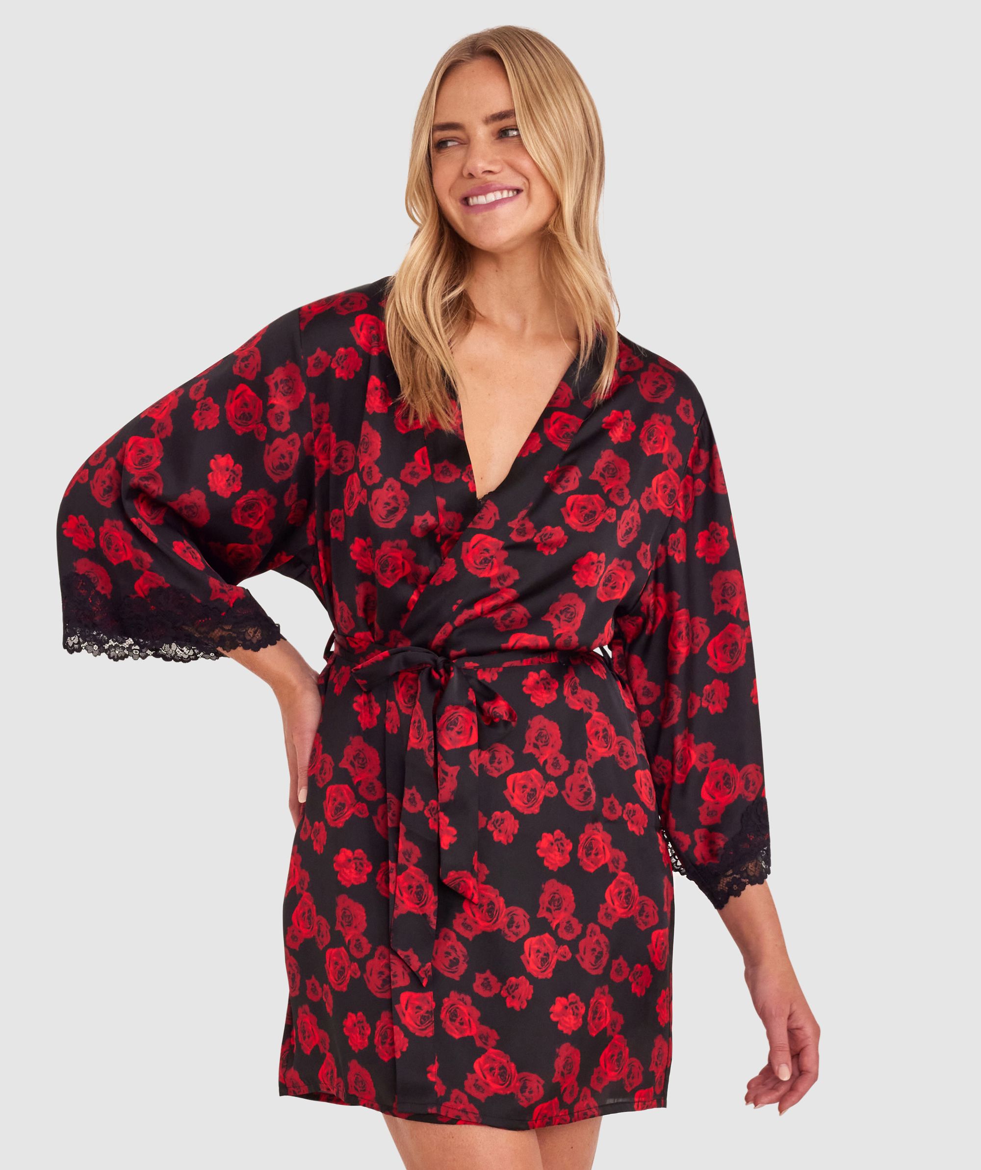 Bras N Things Bethany Short Wrap - Floral Print | 01500604